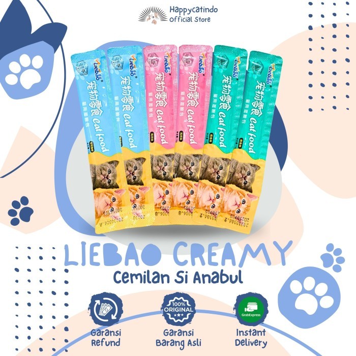 Jual Cemilan Anabul Snack Liebao 15 Gr Kemasan Satuan Murah Praktis ...