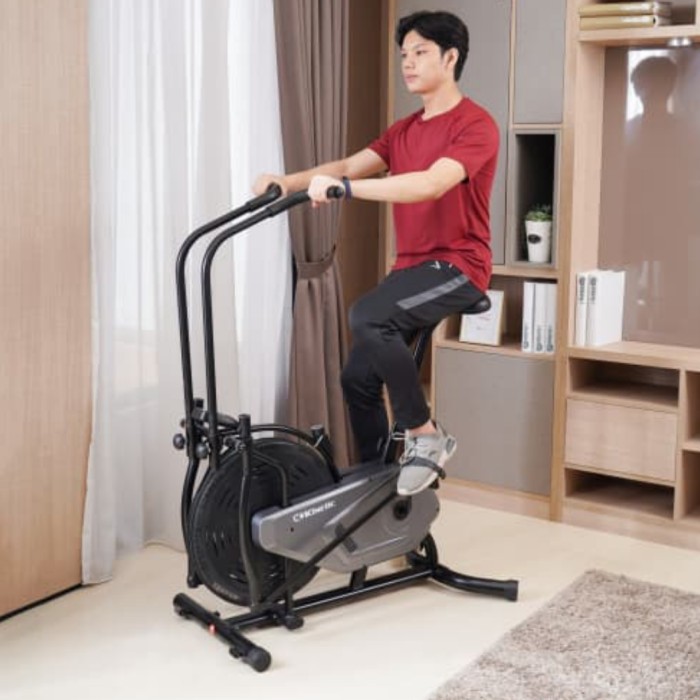 Jual Revital Kinetic Fan Bike Dark Grey / Sepeda Statis | Shopee Indonesia