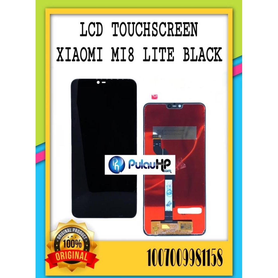 Jual HARGA DISC - LCD TOUCHSCREEN XIAOMI MI 8LITE BLACK | Shopee Indonesia