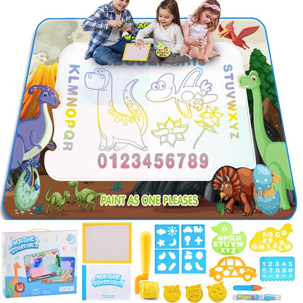 Jual Water Doodle Mat Kids Painting Writing Color Doodle Drawing Mat ...