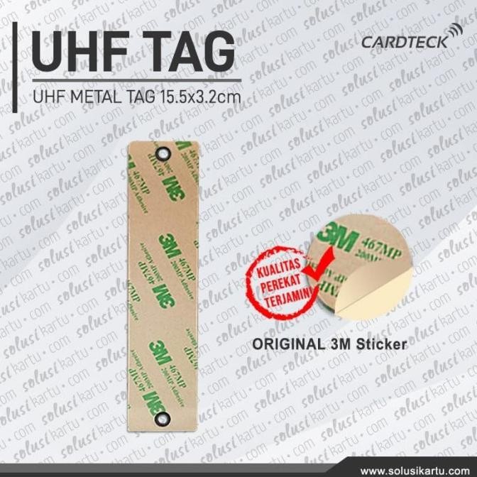 Jual Rfid Uhf Metal Tag Alien H3 With 3M Adhesive Sticker For Metal ...