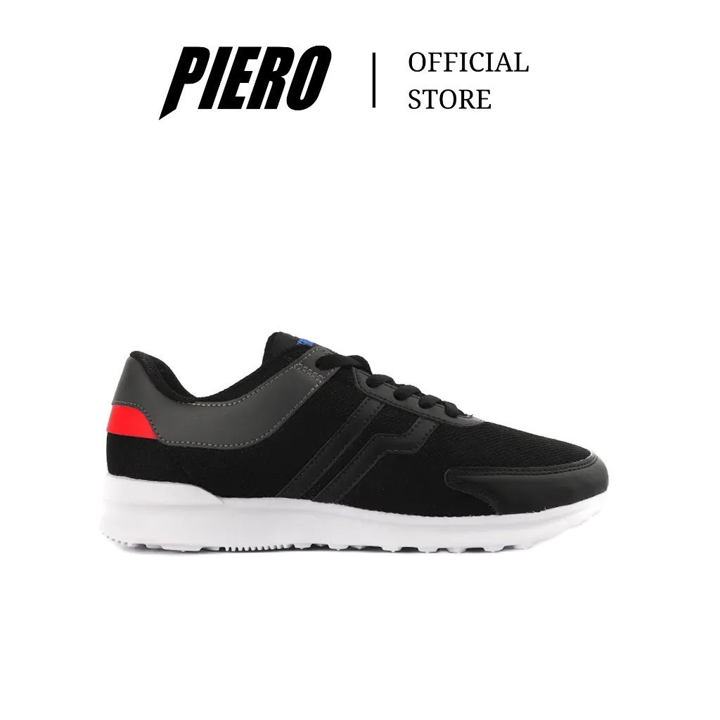 Jual PIERO SEPATU SNEAKERS PRIA HOGAN BLACK WHITE P20953 | Shopee Indonesia