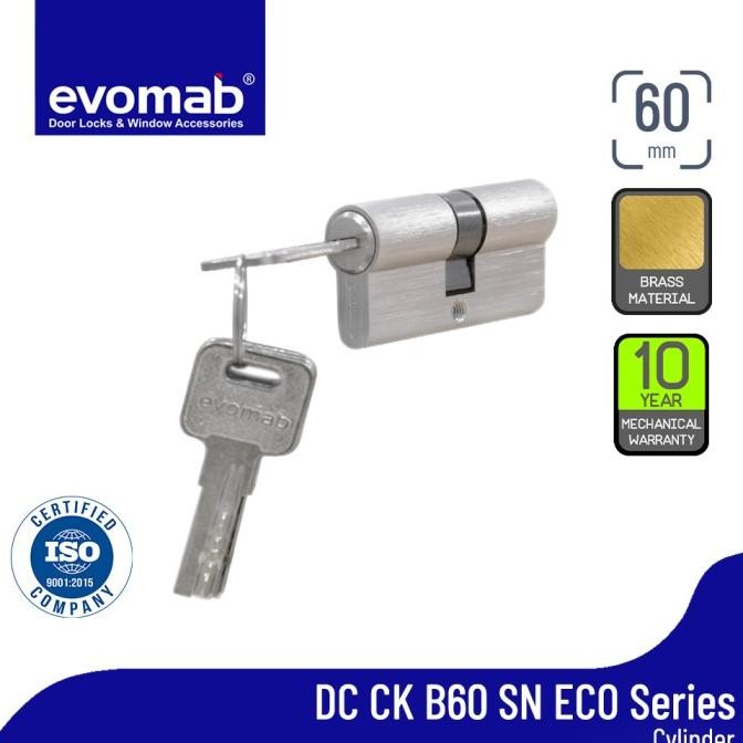 Jual Produk Baru!! evomab Silinder Kunci Pintu Computer Key Eco Series DC-CK-B60-ECO | Shopee ...