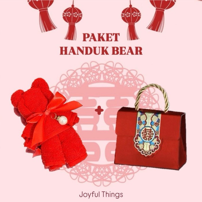 Jual HARGA TERBARU JOYFUL PAKET HANDUK BEAR PREMIUM ACARA WEDDING ...