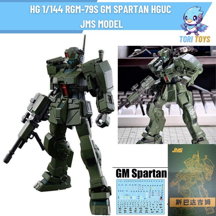 Jual HG 1/144 RGM 79GS GM Spartan Fighter JMS Model Robot | Shopee Indonesia