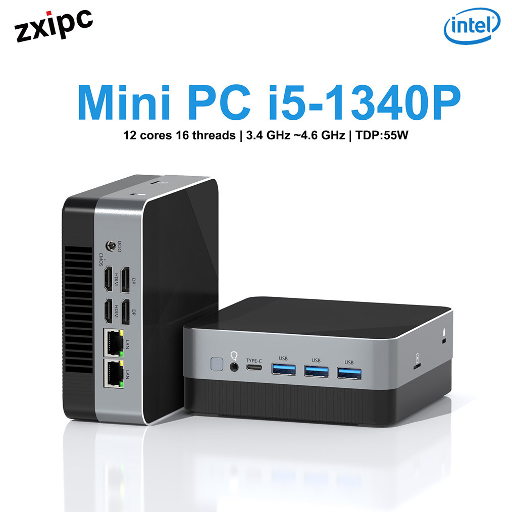 Jual TAM 13th Gen Pocket Mini PC i5 1340P 2xDDR4 Up to 32GB RAM SSD ...