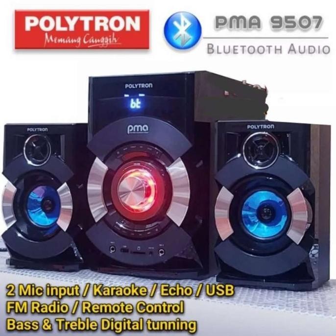 Jual Speaker Polytron Pma 9507 Pma9507 Bluetooth Karaoke Multimedia New Stok | Shopee Indonesia