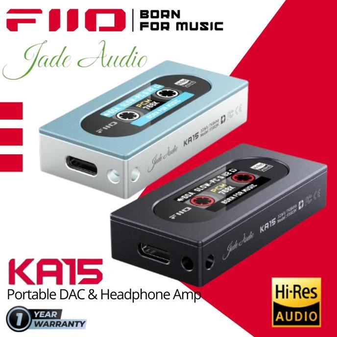 Jual Fiio Jade Audio Ka15 / Ka-15 / Ka 15 Portable Dac / Amp Dual Dacs + Dual Op-Amps Chip ...