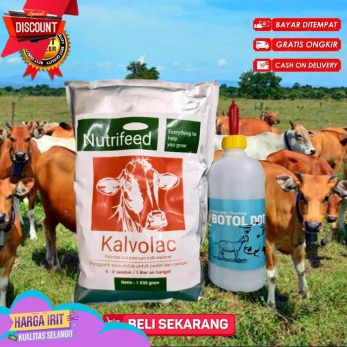 Jual TRENDING KALVOLAC NUTRIFEED 1KG | BONUS BOTOL DAN DOT - PENGGANTI ...
