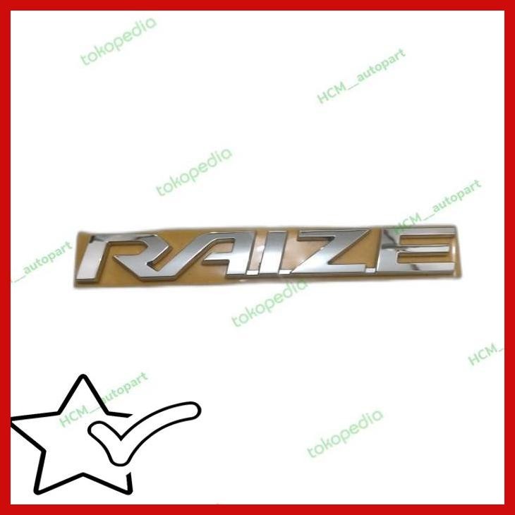 Jual [HCM] EMBLEM LOGO RAIZE ORIGINAL | Shopee Indonesia
