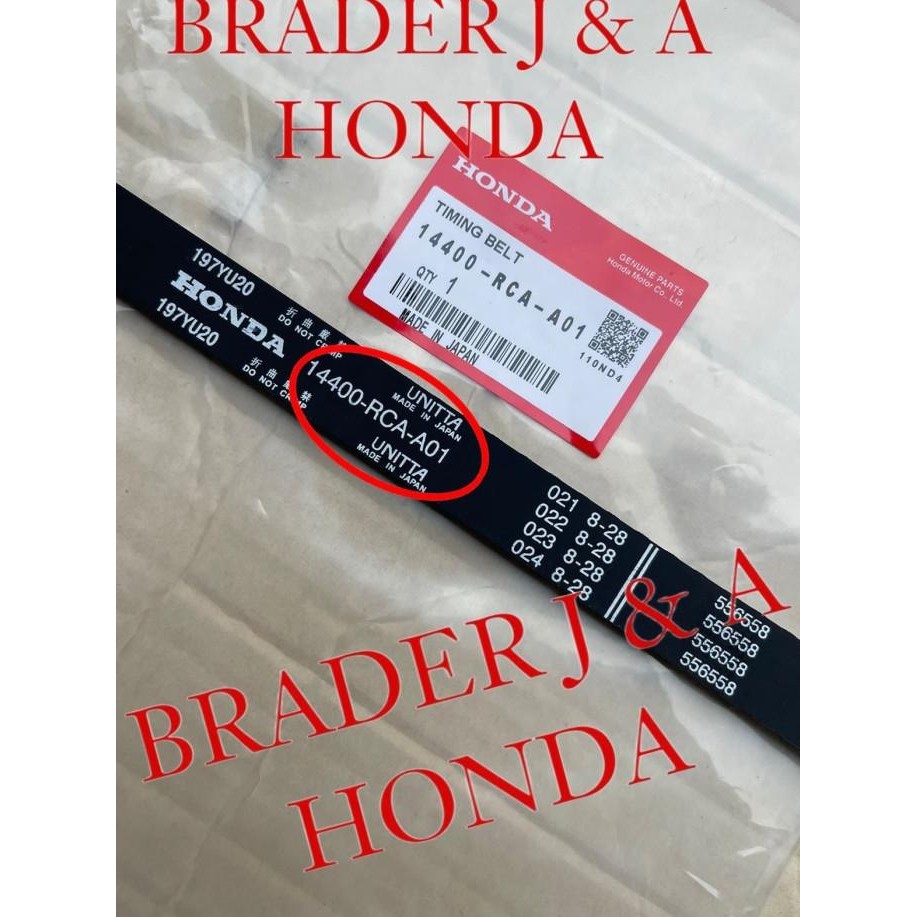 Jual Timing Belt Honda Accord Cm5 V6 3500 Cc Elysion 3000 Cc 14400-Rca ...