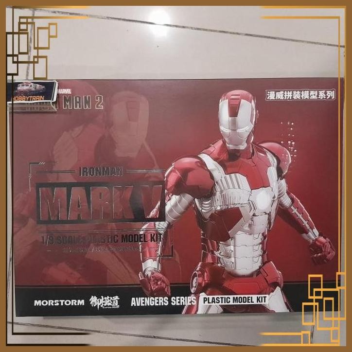 Jual [HBT] MORSTORM 1/9 SCALE MODEL KIT IRON MAN MARK V | Shopee Indonesia