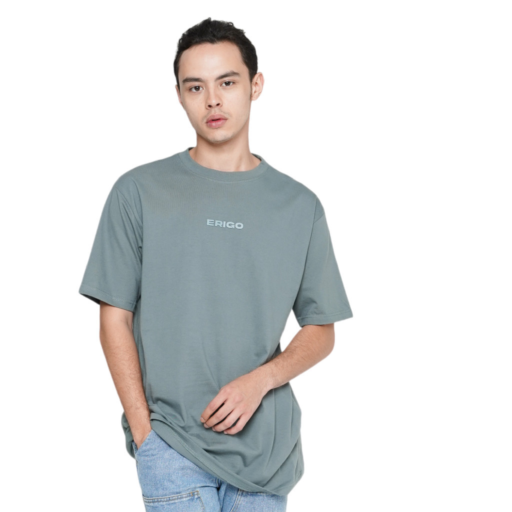Jual Erigo T-Shirt Oversize Dampier Basil - Kaos Oversize Unisex | Shopee Indonesia