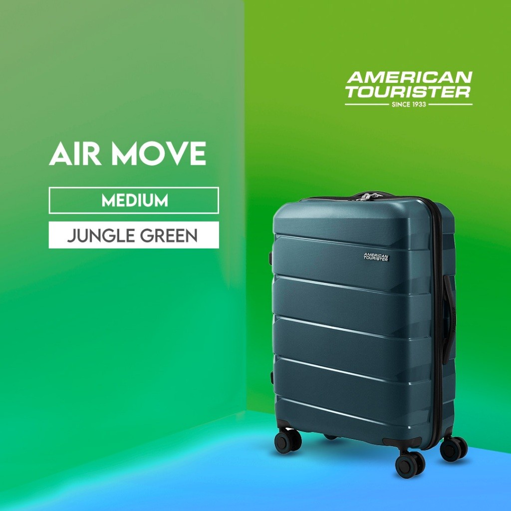 Jual American Tourister Koper Hardcase Air Move Medium 24 inch-Jungle ...