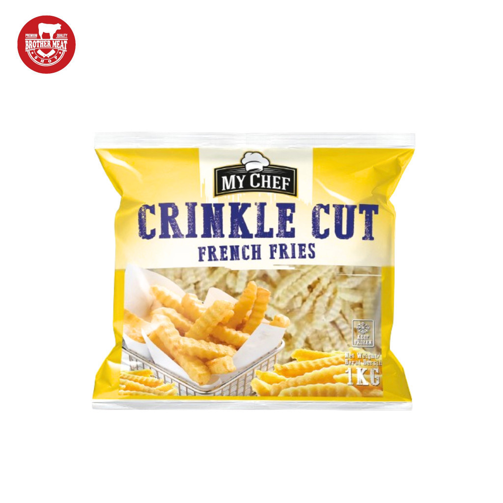 Jual MY CHEF Crinkle Cut French Fries / Kentang Goreng Frozen 1kg ...