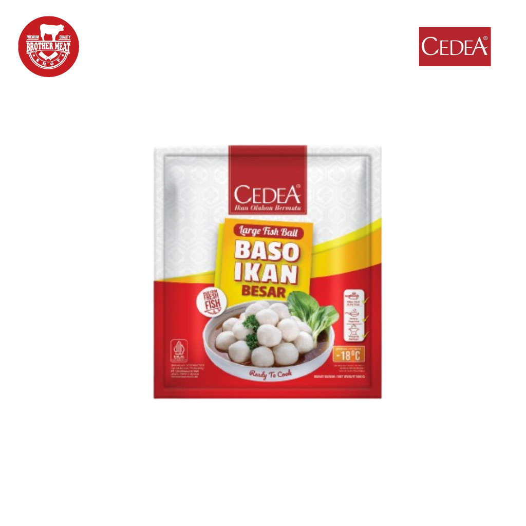Jual Cedea Bakso Ikan Besar 500gr - Brothermeatshop | Shopee Indonesia