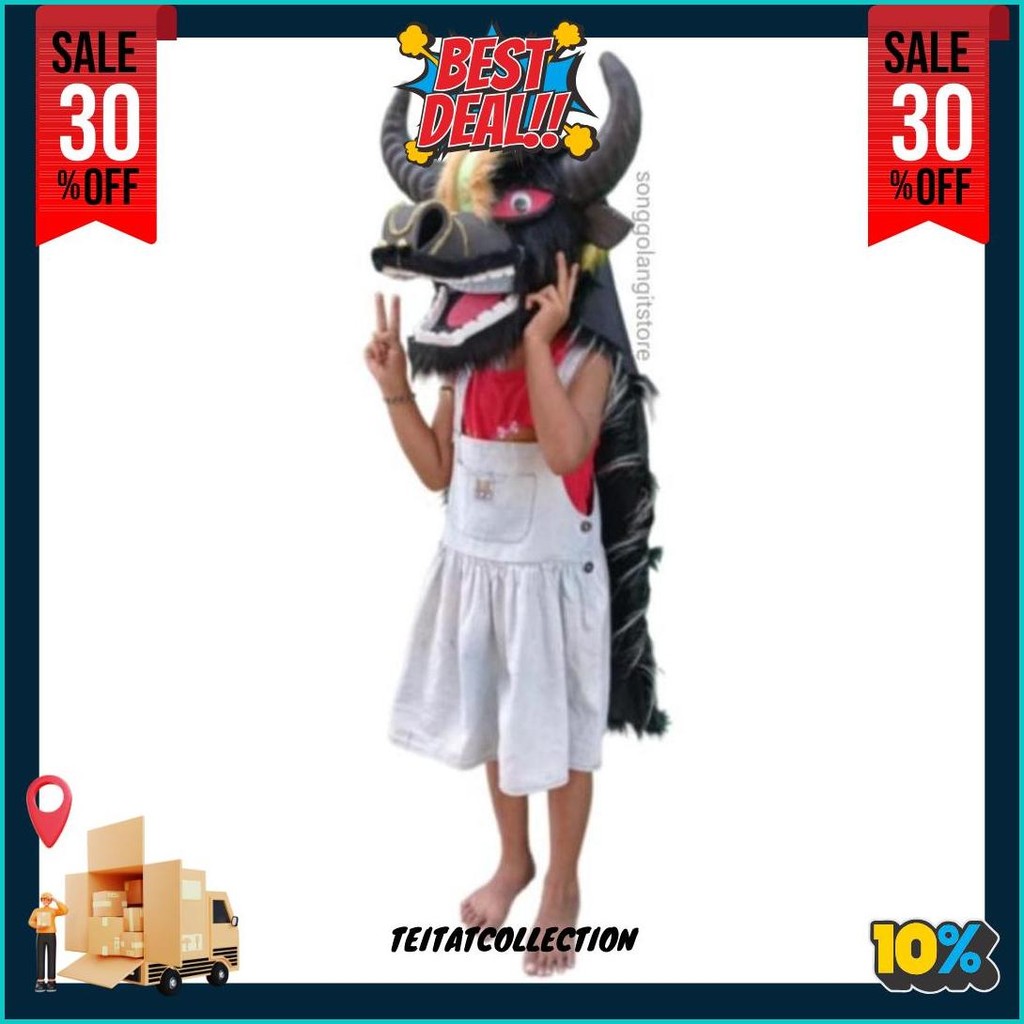 Jual Bantengan Keboan Mberot Anak Spon Bisa Cod | Shopee Indonesia