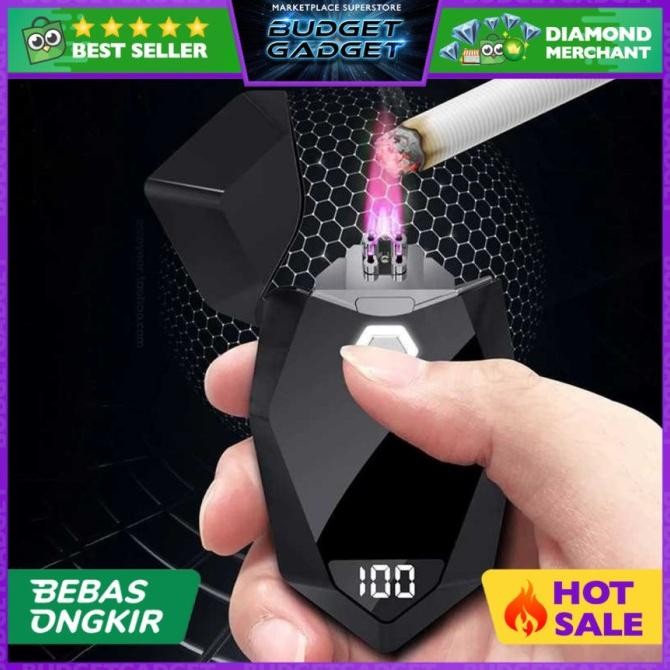 Jual Noble Hexagon Korek Api Elektrik Pulse Plasma USB Lighter - JL117 ...
