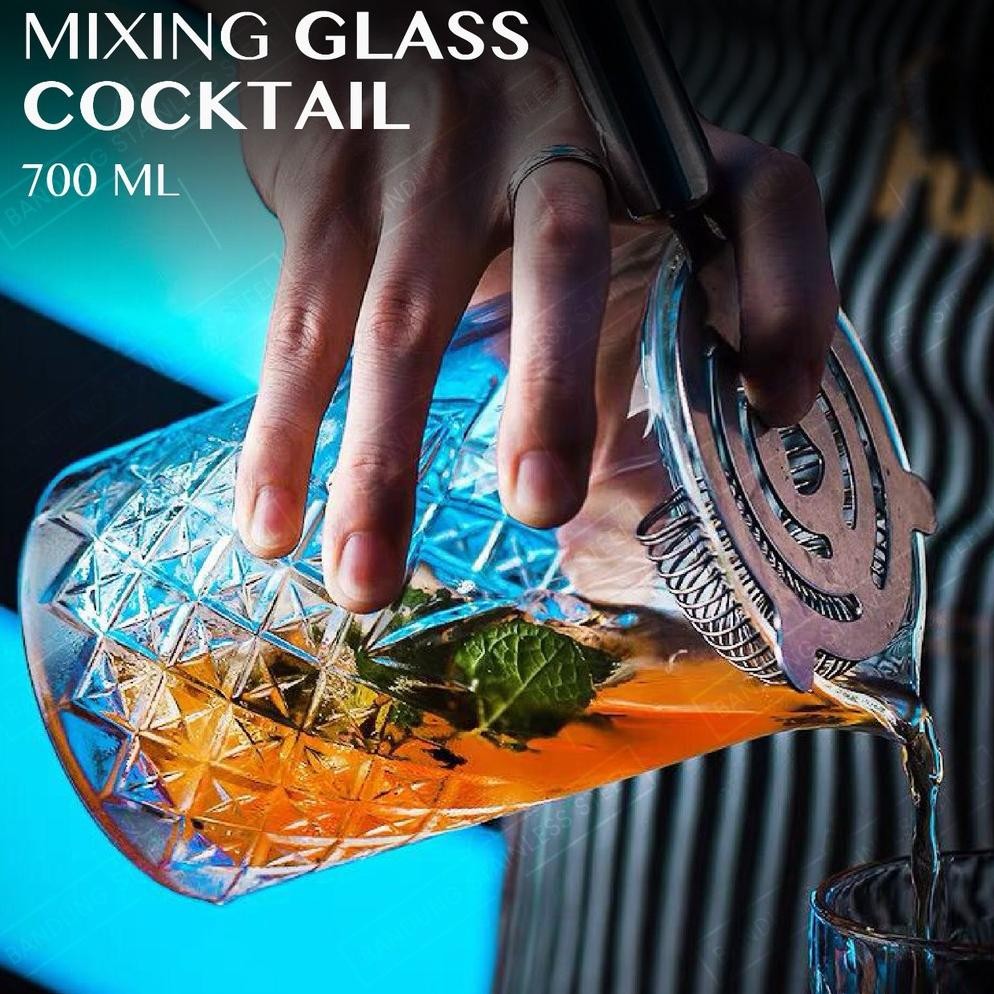 Jual TRENDING CRYSTAL MIXING GLASS GELAS SHAKER KACA TEBAL BESAR ...