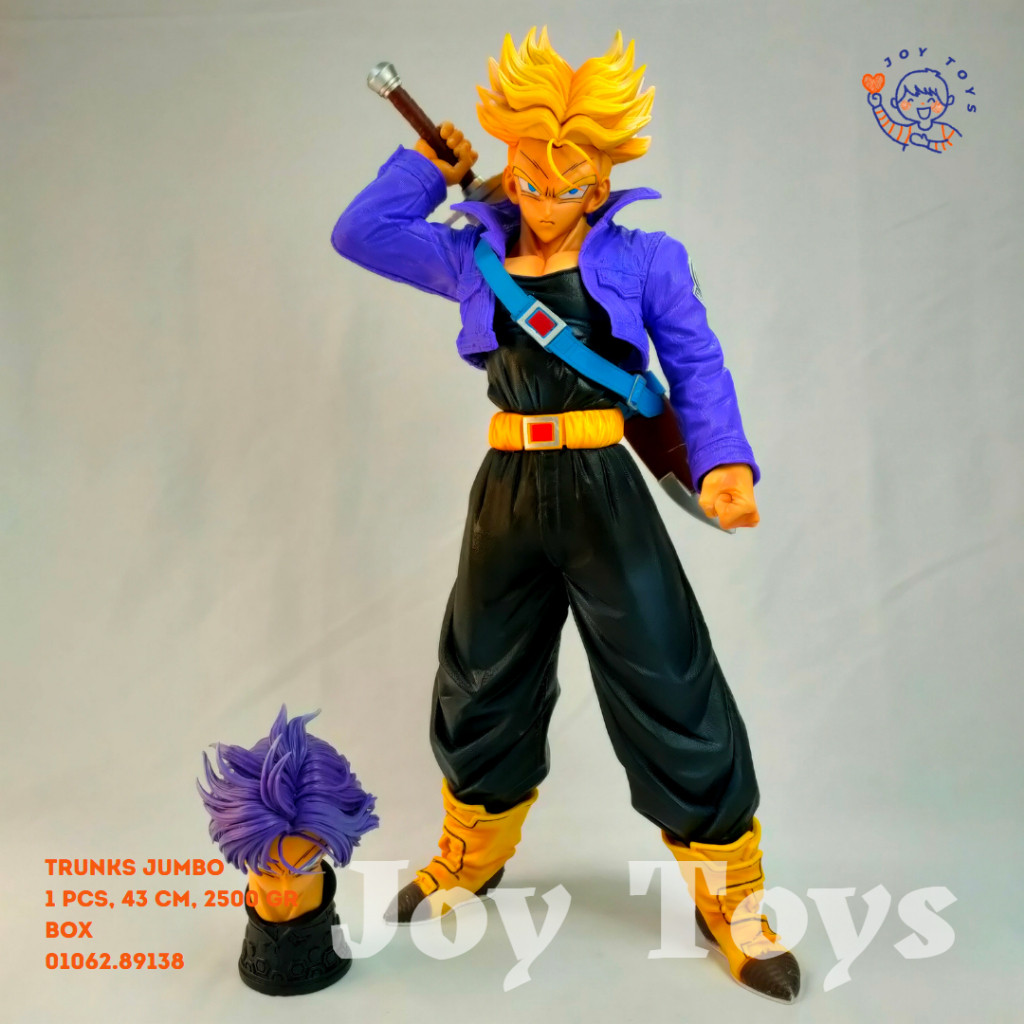 Jual TRUNKS SUPER SAIYAN CHANGE FACE JUMBO 1 PCS DRAGON BALL FIGURE ...