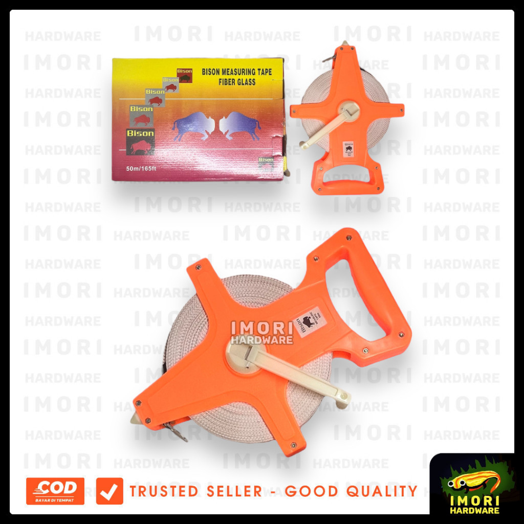 Jual BISON METERAN TERBUKA 30 50 100 M Roll Tancap Tanah Tanam Fiber Gulung imr | Shopee Indonesia