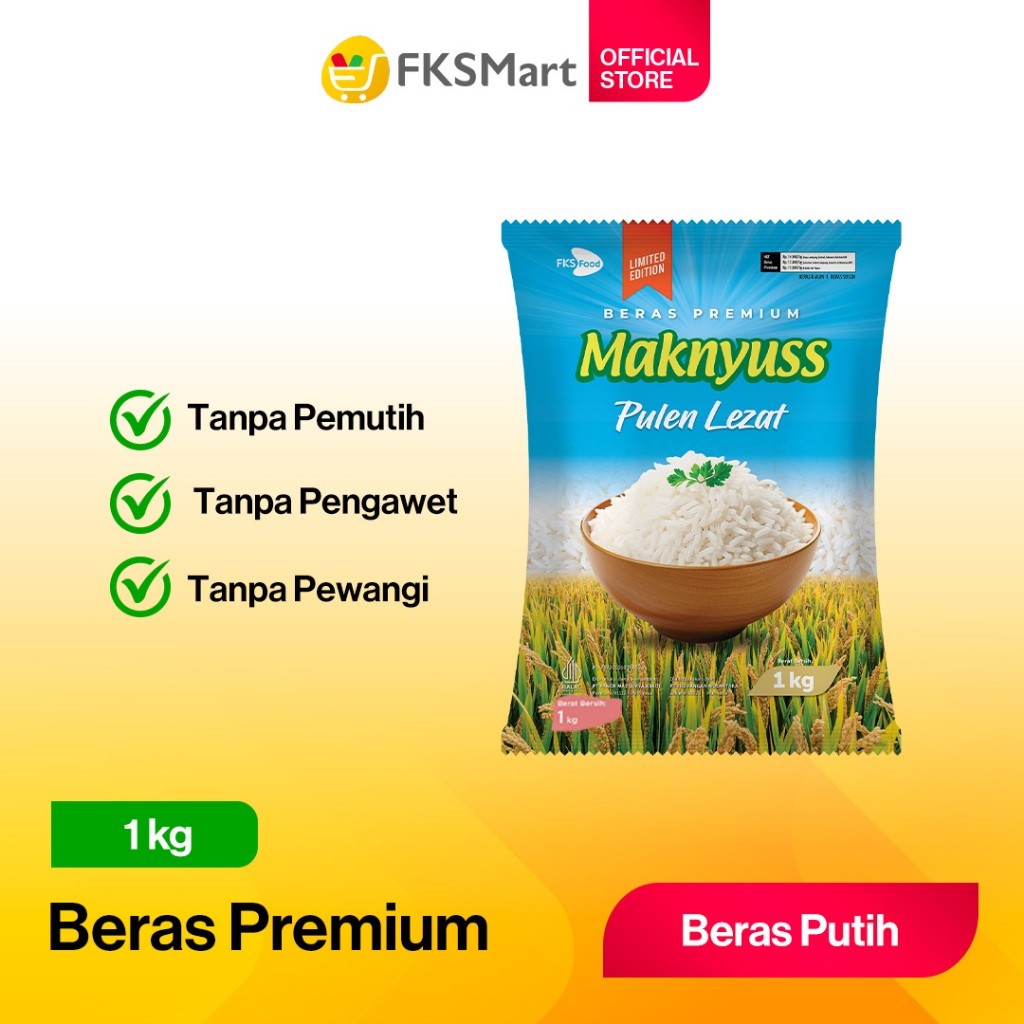 Jual Xx- Maknyuss Beras Premium 1 Kg | Shopee Indonesia
