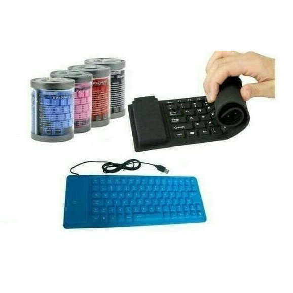 Jual Keyboard Luar External Usb Flexible Karet Usb Keyboard Laptop ...