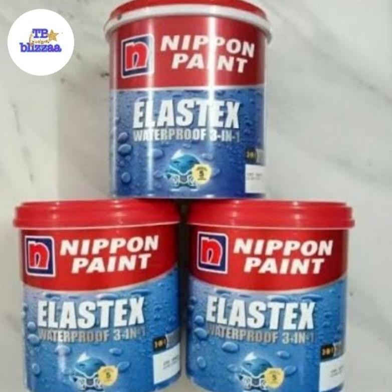 Jual Elastex 1Kg Elastex Abu Waterproofing 1Kg Elastex Putih 1Kg Nippon Paint Elastex 3 In 1 Mix ...