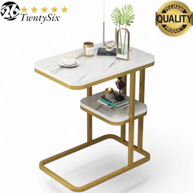 Jual Meja Sudut Minimalis Marbel European Style Luxury Coffee Table ...