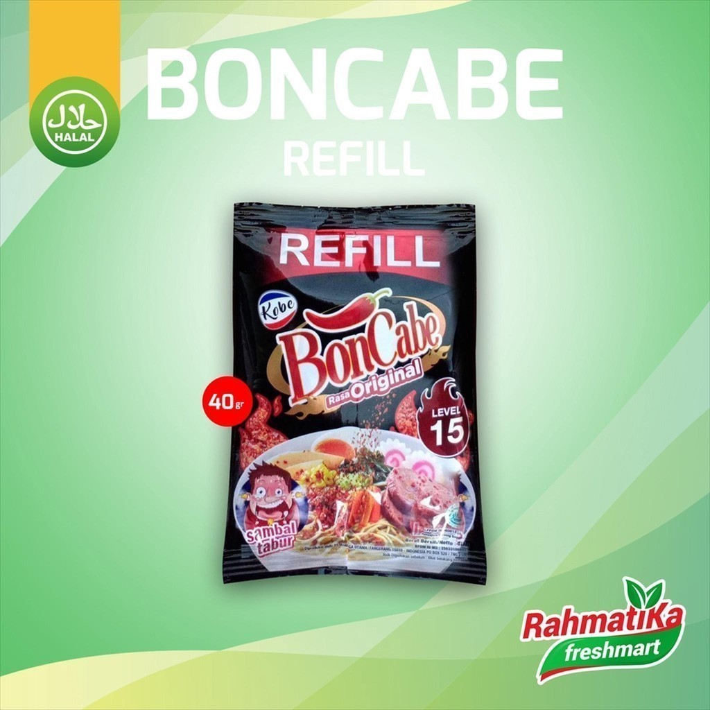 Jual Bon Cabe Refill Level 15 / BonCabe Rasa Original 40 gram | Shopee ...