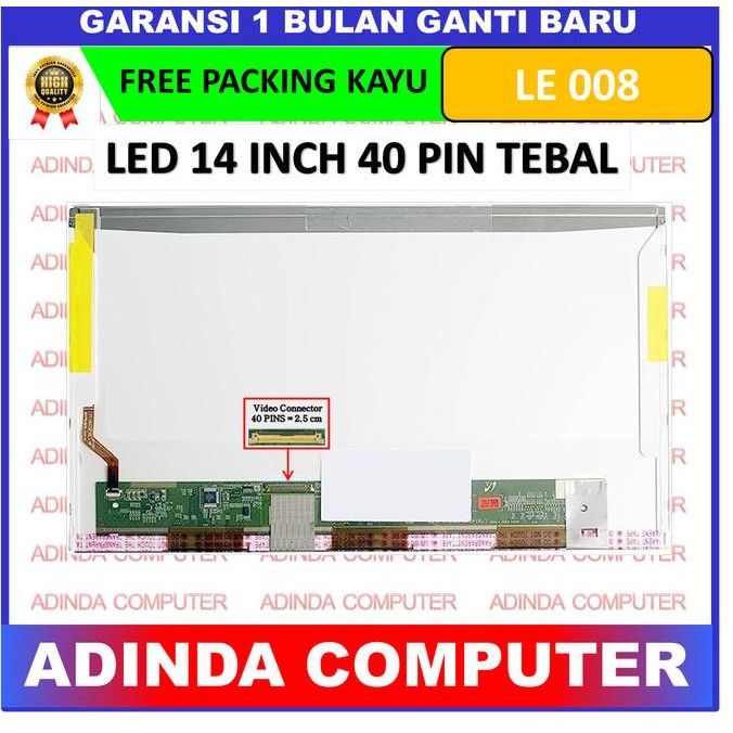 Jual LCD LED Laptop Acer Aspire E1-421, E1-431, E1-451G, E1-471, E1 ...
