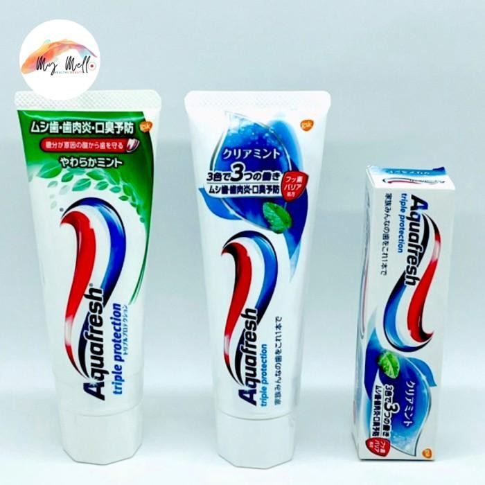 Jual AQUAFRESH TOOTHPASTE TRIPLE PROTECTION 140g ORIGINAL JAPAN ...