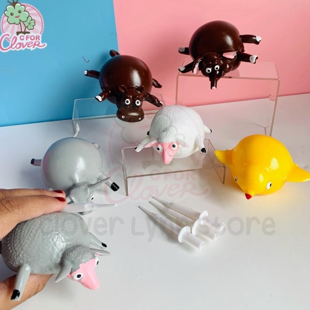 Jual Eh76 FUN ANIMAL BALL BLOW BALLOON balon tiup binatang sapi domba ...