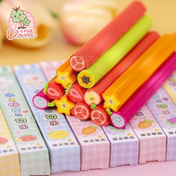 Jual h-4 LONG ERASER WITH CUTE CHARACTERS penghapus lucu hapusan goodie ...