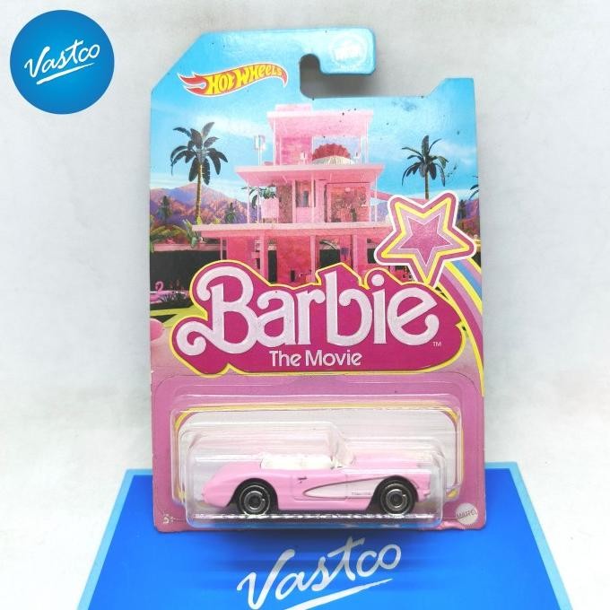 Jual Hot Wheels Barbie The Movie 1956 Corvette Hotwheels HPR54 | Shopee ...