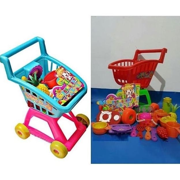 Jual Trolley mainan anak supermarket set murah | Shopee Indonesia