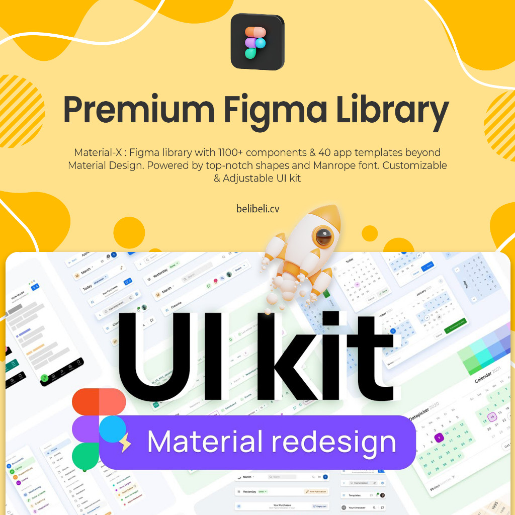 Jual Material X Design System for Figma | Shopee Indonesia