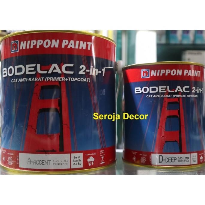 Jual Diskon Cat Besi Nippon Paint Bodelac Ready Mix 1 Kg | Shopee Indonesia