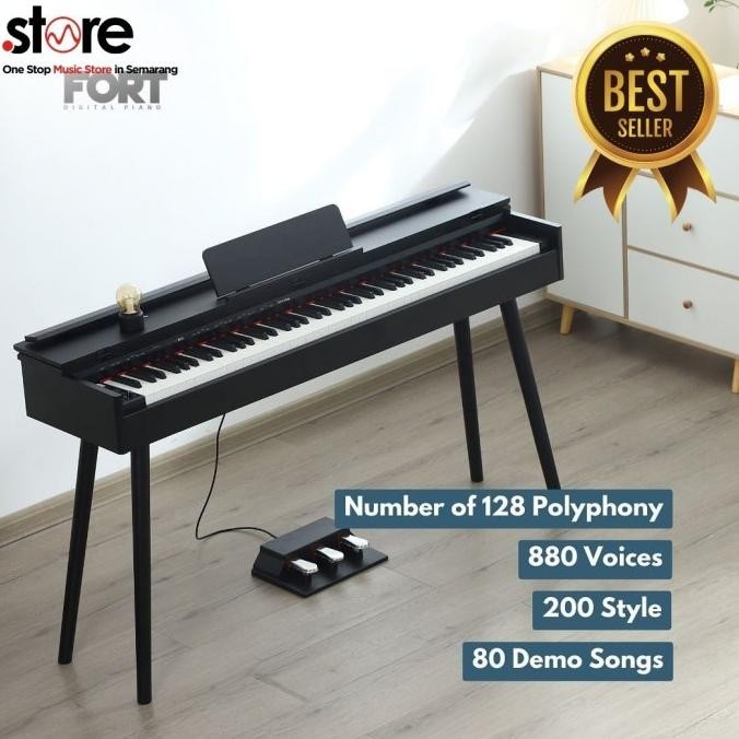 Jual Piano Digital Pemula Fort Batavia Plus Le ( Include A Stand Dan 3 ...