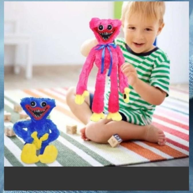 Jual Boneka Huggy Wuggy ( Hagi Wagi ) 40 cm Stuffed Plus Game Poppy ...