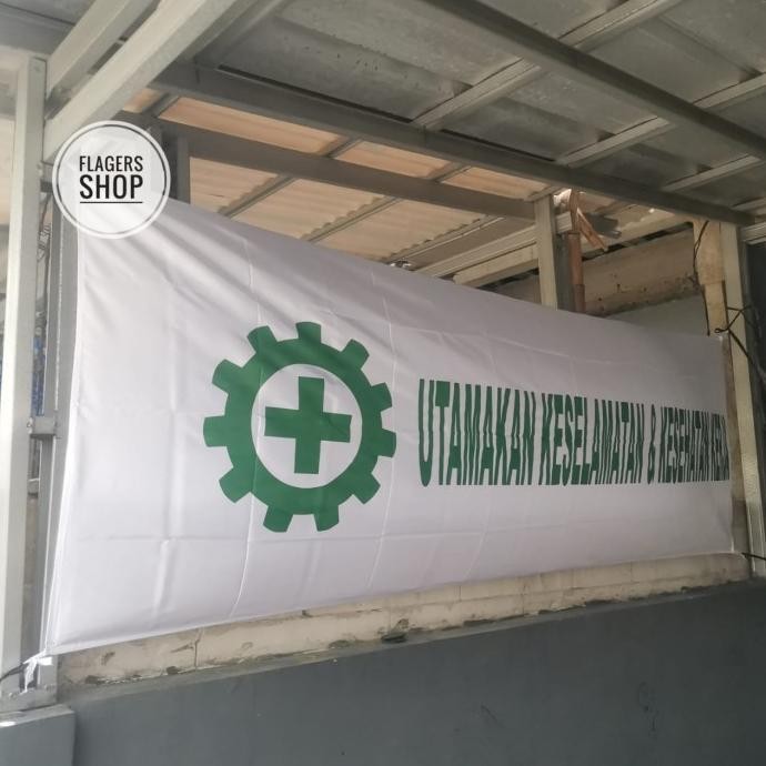Jual Diskon Spanduk Keselamatan/Spanduk K3 1X3 Meter | Shopee Indonesia