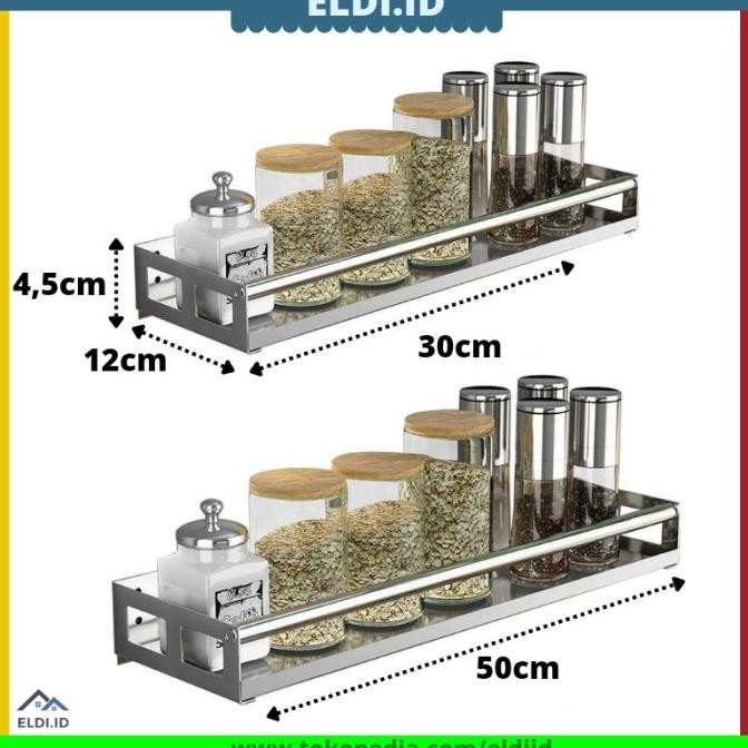 Jual Kitchen Spice Rack Serbaguna Organizer Rak Botol Bumbu Dapur ...