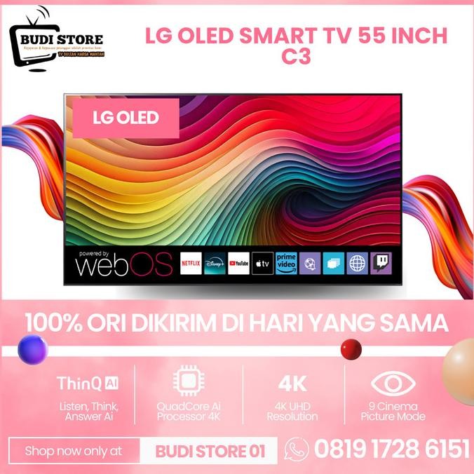 Jual LED TV 55 INCH LG OLED SMART TV UHD 4K- Free Bracket | Shopee ...