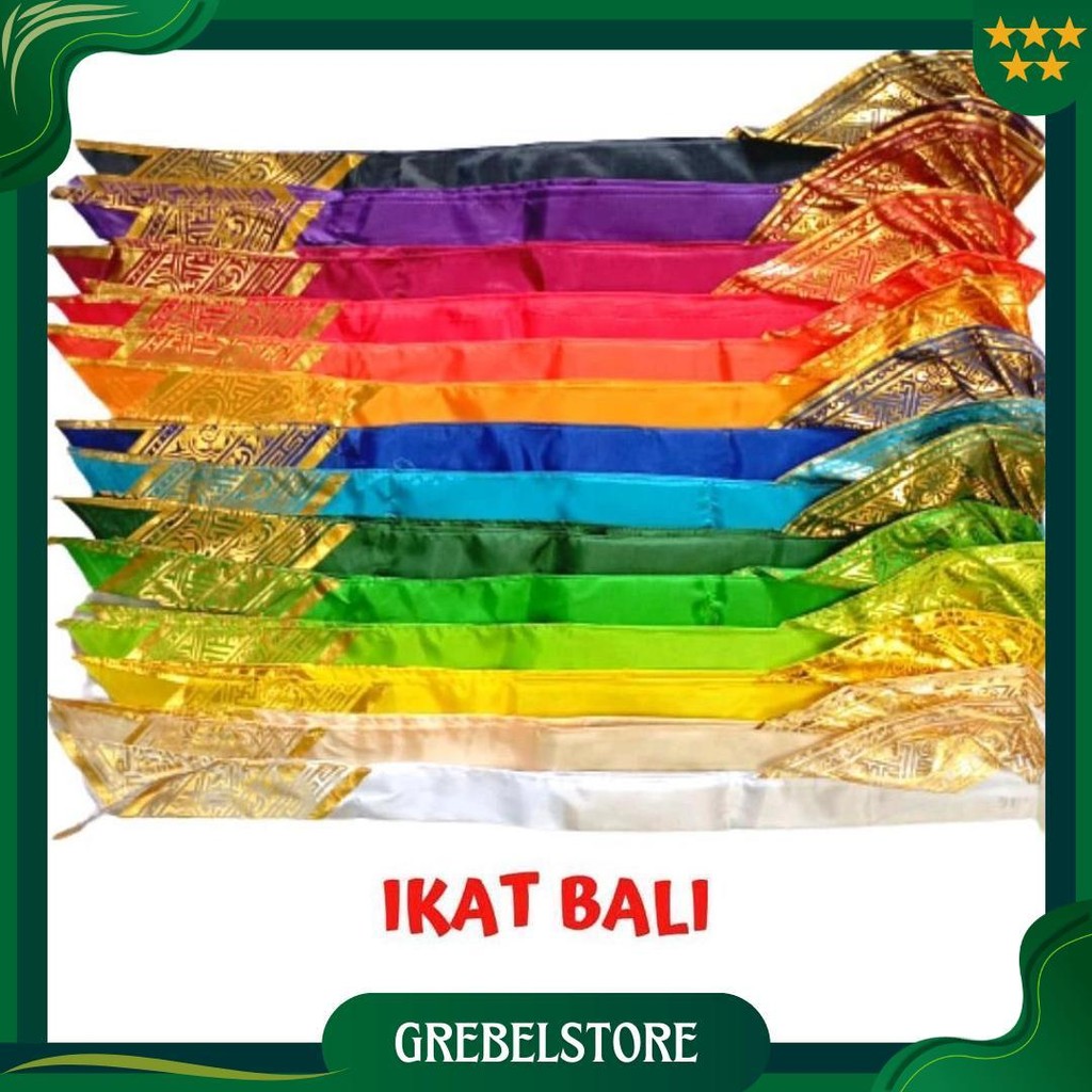 Jual Udeng Bali / Ikat Bali Murah Ikat Kepala Model Setengah Jadi Ori ...