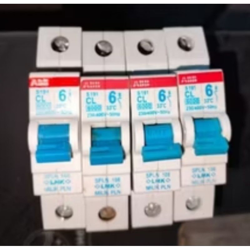 Jual MCB PLN ABB TYPE S191 CL 6A. 1PHASS ORIGINALL !!! | Shopee Indonesia