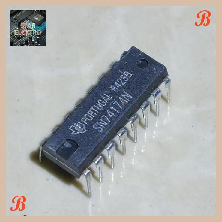 Jual [SRE] SN74174N Dip-16 SN74174 SN 74174 IC Hex Texas Instruments ...