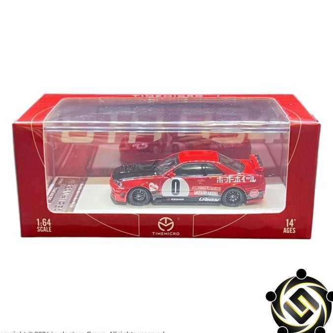 Jual Sale Time Micro 1:64 Nissan Skyline Gt-R R34 Z-Tune Open Hood Nfs ...