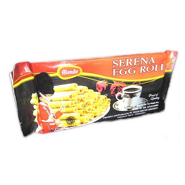 Jual MONDE SERENA EGG ROLL BISCUITS 60 GR - BISKUIT | Shopee Indonesia