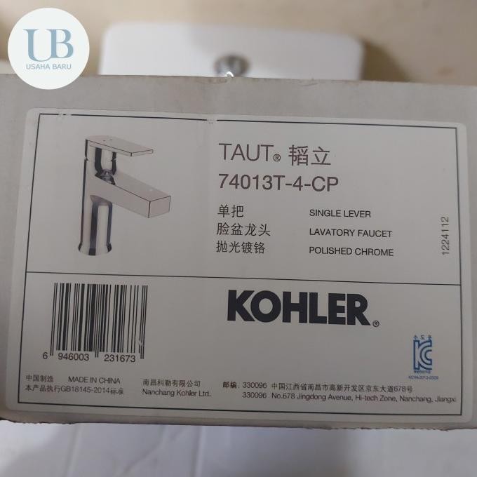 Jual [UBK] KRAN WASTAFEL KOHLER TAUT 74013T-4-CP PANAS DINGIN (BARU ...