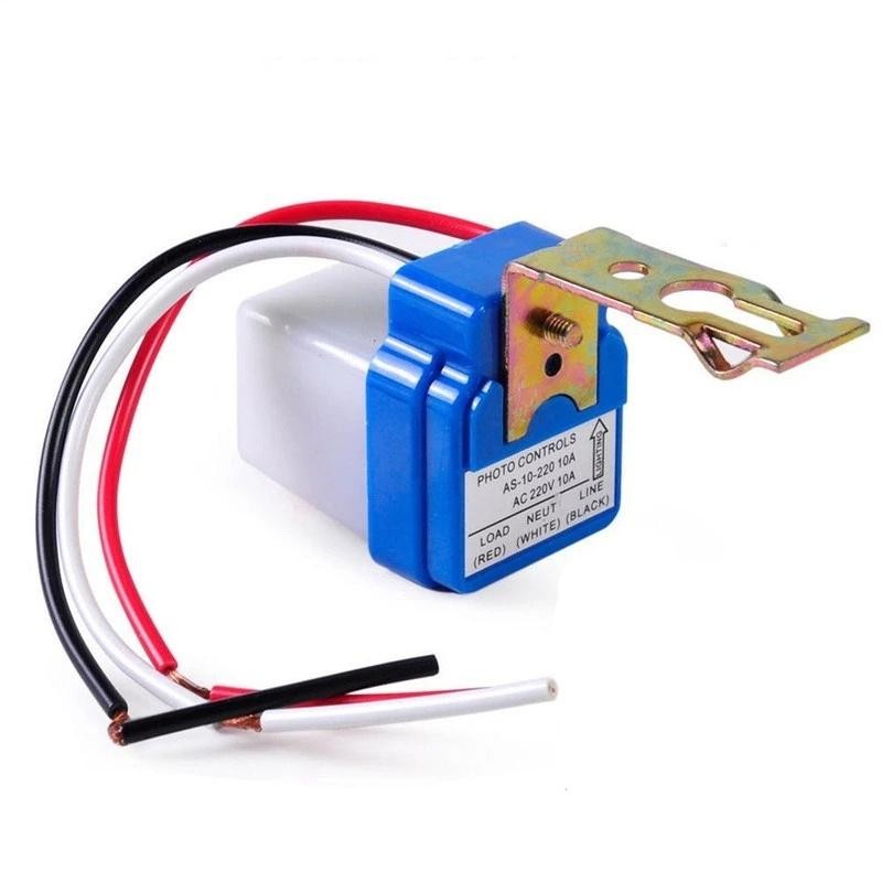 Jual Sensor Cahaya Photocell Fotosel 220V 10A / Sensor Lampu Otomatis ...